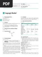 Alcohol Specific Gravity Chart | PDF | Alcohol | Ethanol