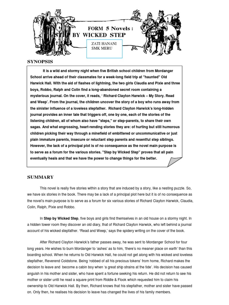 Novel Form 5 - Step by Wicked Step | PDF | Sibling