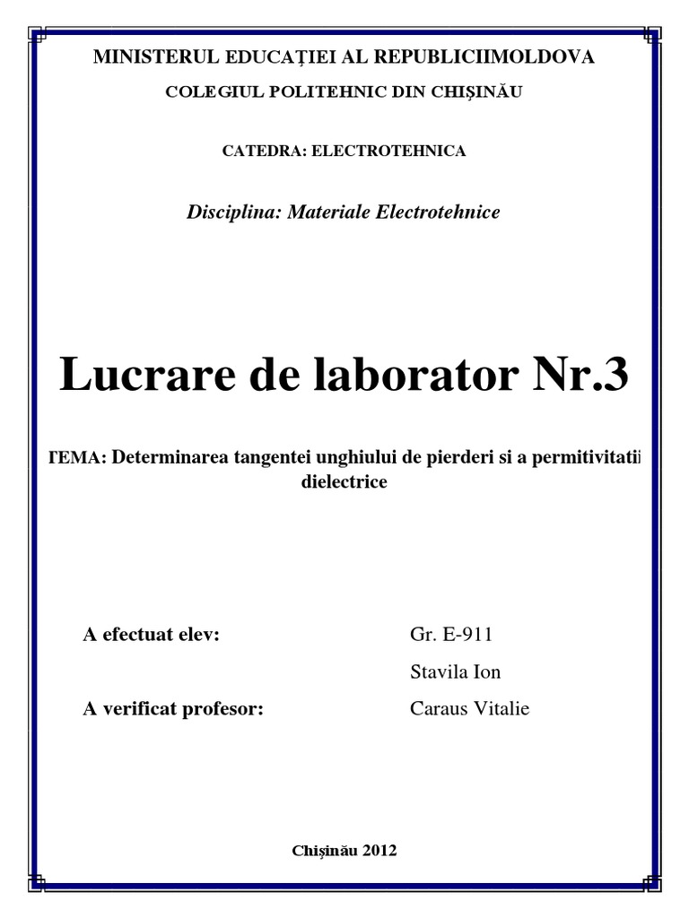 3.determinarea Rezistentei Specifice A Unui Conductor Nr3 | PDF