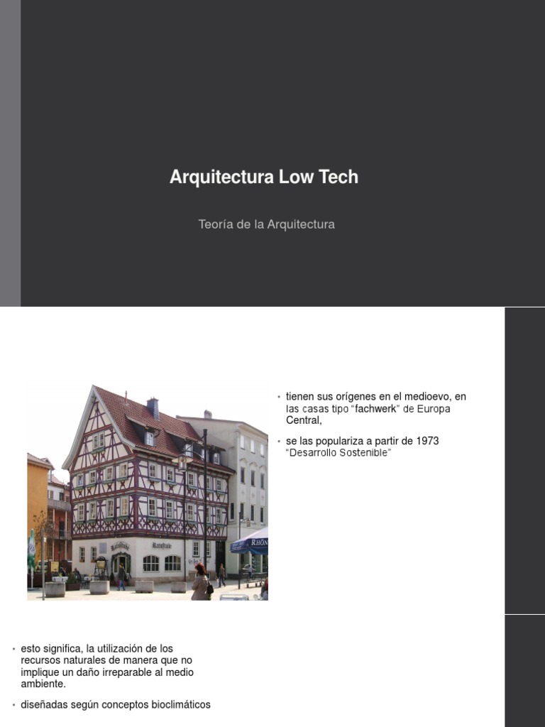 Low Tech | PDF | Entorno natural | Naturaleza