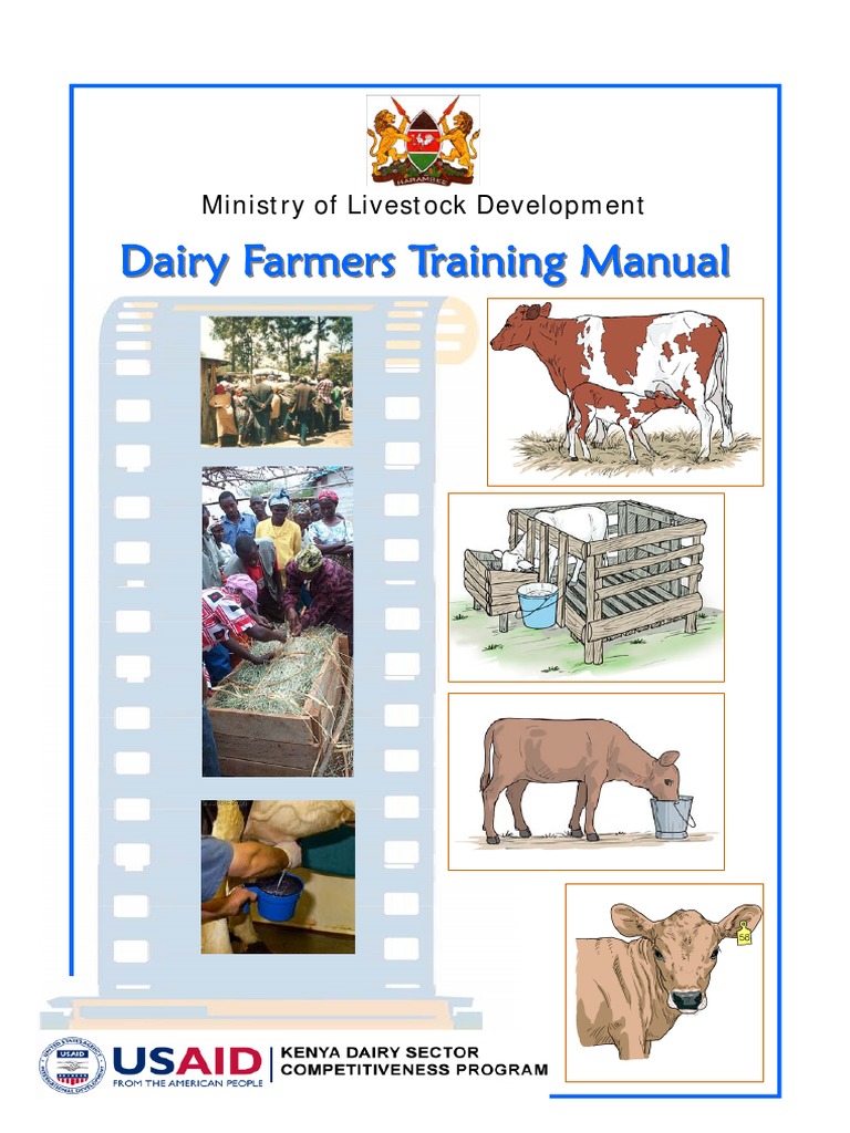 Dairy Farmers Training Manual | PDF | Calf | Dairy Cattle