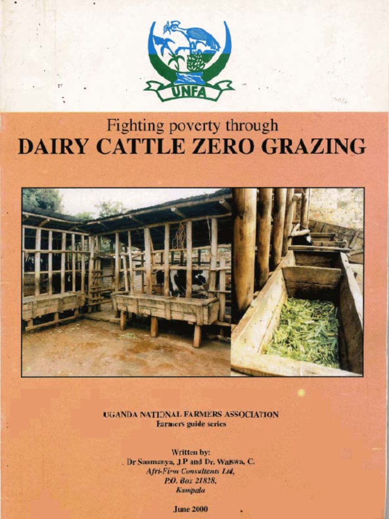 Farmers' Guide to Zero Grazing | PDF | Calf | Dairy Cattle