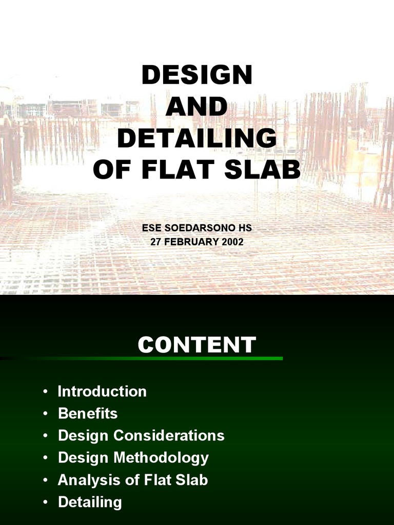 Flat Slab Design | PDF | Structural Analysis | Beam (Structure)