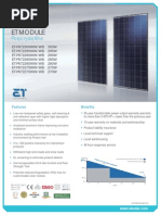 JA Solar Module Datasheet | PDF | Solar Panel | Electric Power