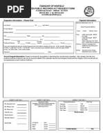Newark NJ OPRA Request Form | PDF | United States Postal Service | Mail