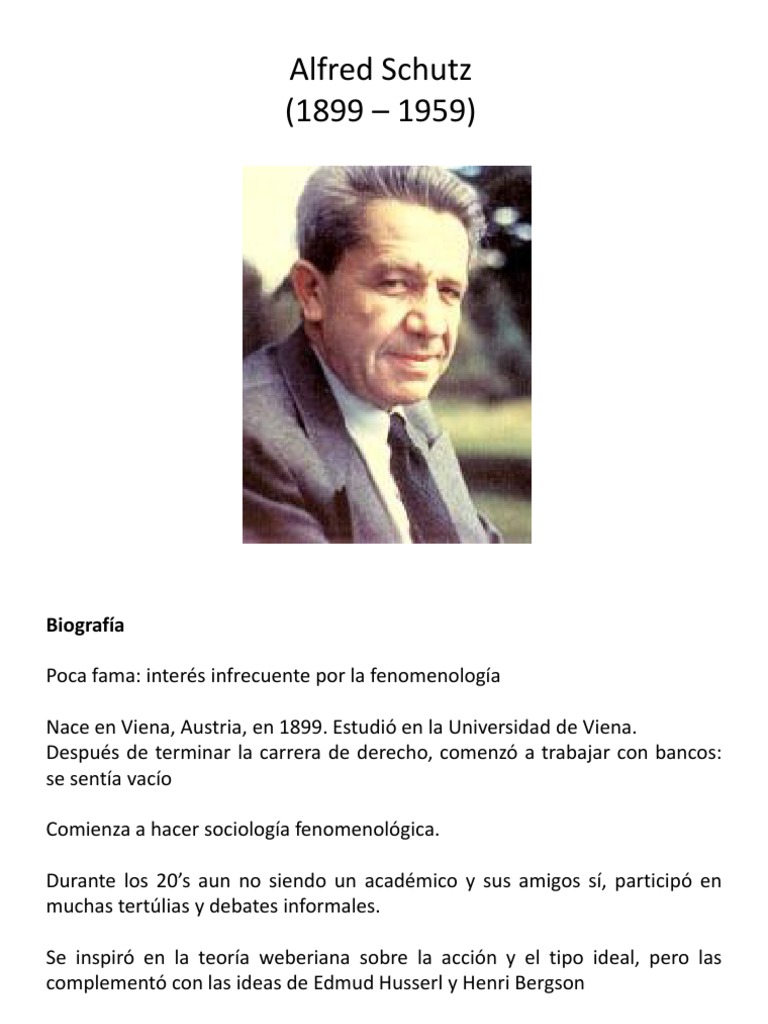 Alfred Schutz | PDF | Edmund Husserl | Science