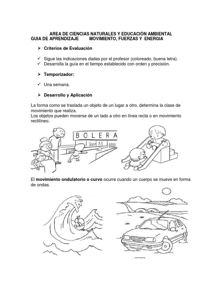 Movimiento, Fuerzas y Energia | PDF | Movimiento (física) | Rotación