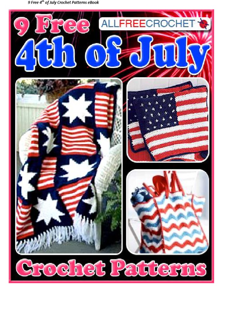 9 Free 4th of July Crochet Patterns Ebook | PDF | Crochet | Yarn
