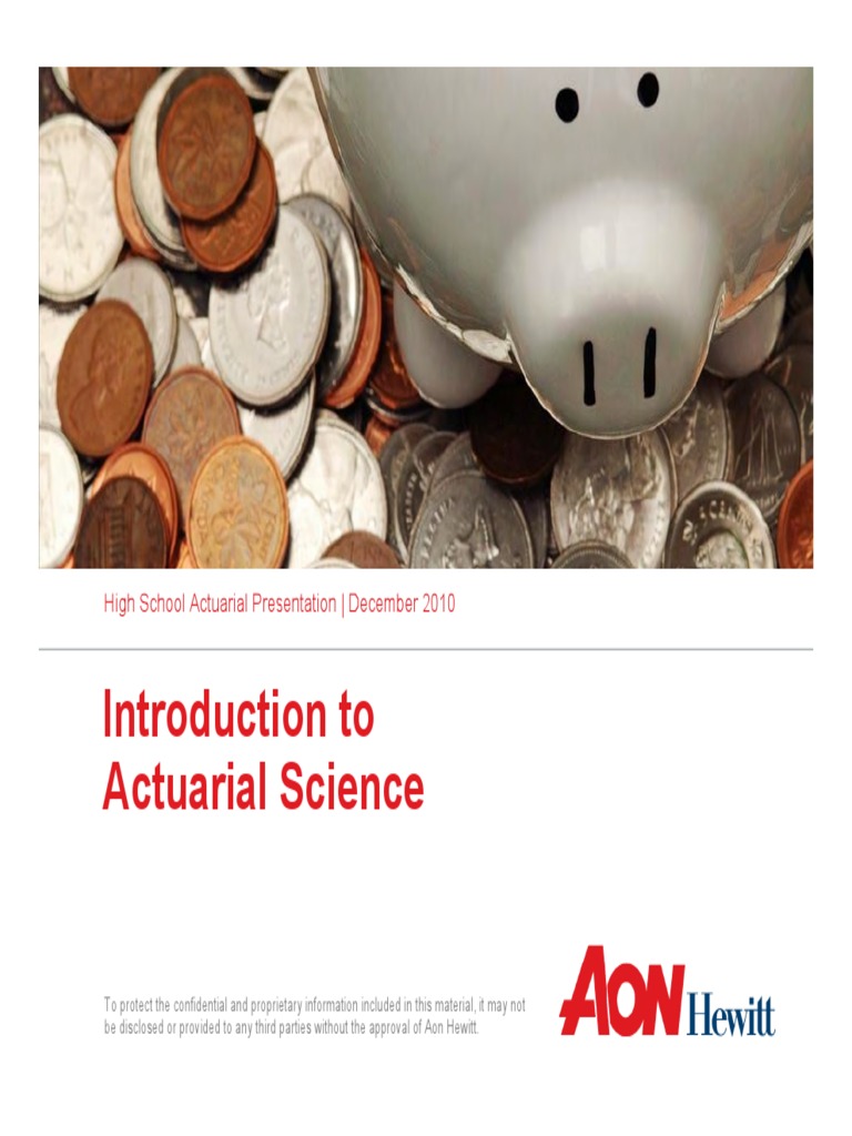 Introduction To Actuarial Science | PDF | Actuary | Actuarial Science