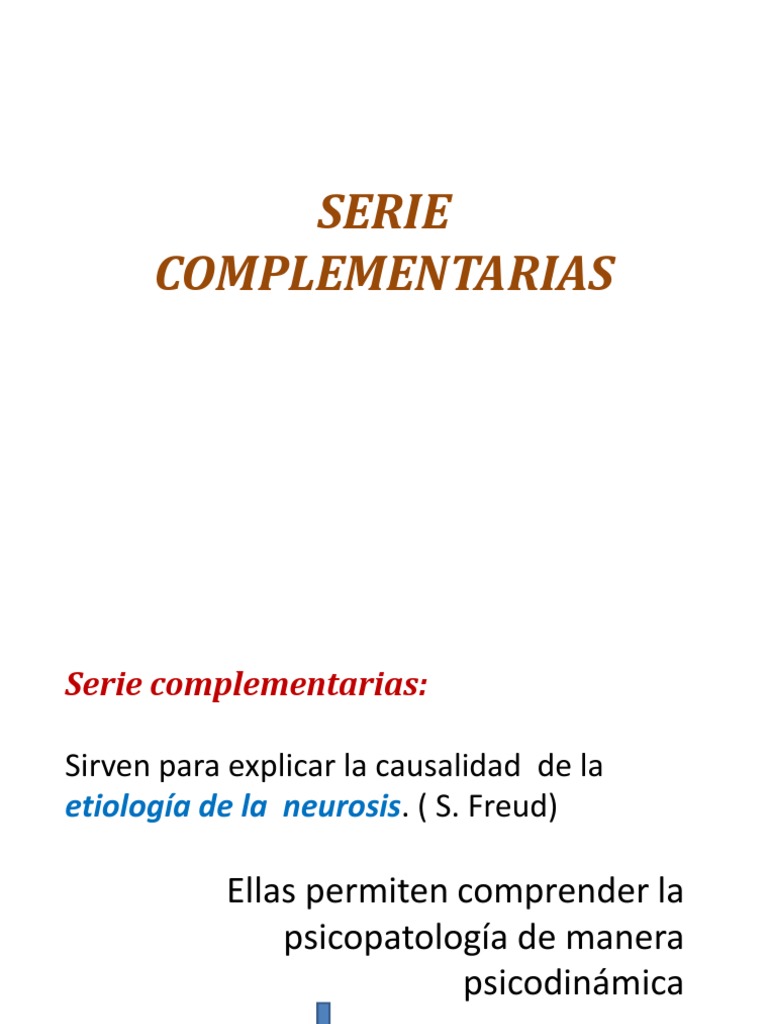 Series Complementarias | PDF