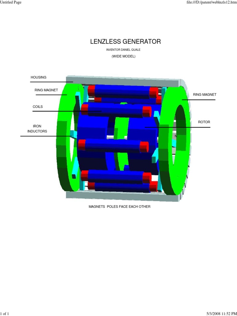 Lenzless Generator by Daniel Quaile | PDF | Science & Mathematics