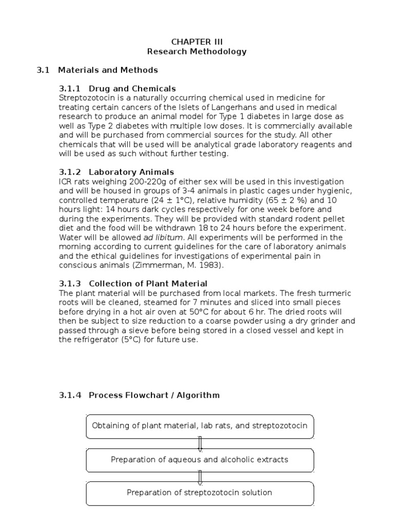 Thesis Chapter 3 | PDF | Blood Sugar | Diabetes Mellitus