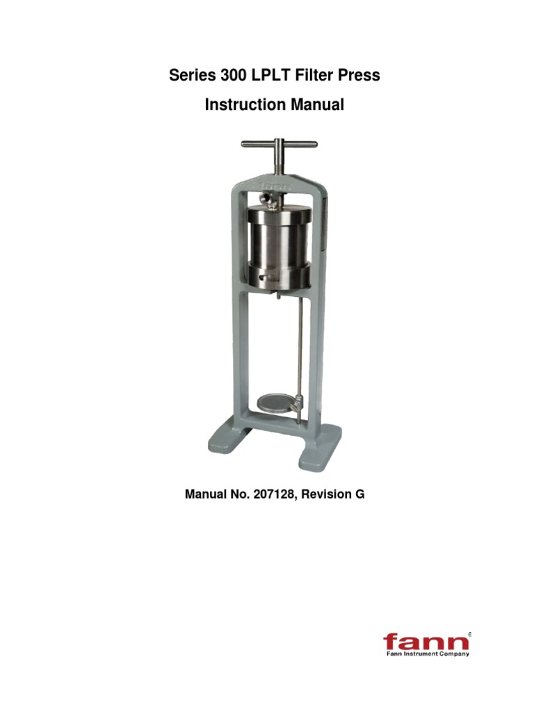 Series 300 API Filter Press | PDF | Filtration | Valve