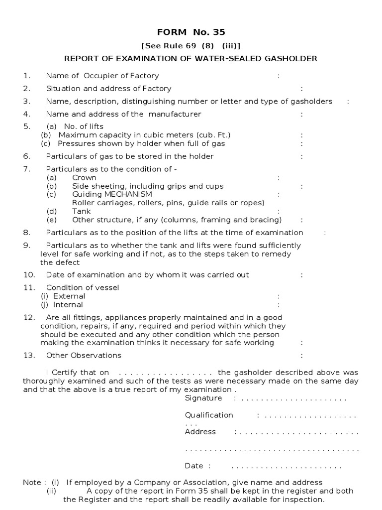 FORM No. 35 | PDF