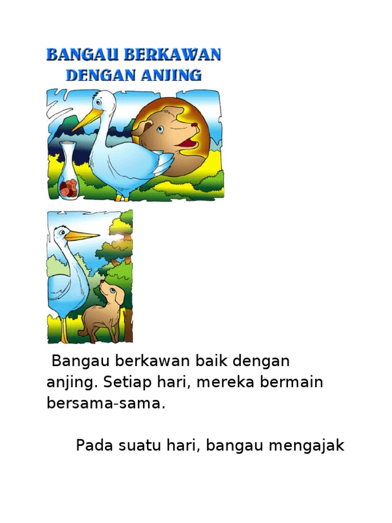 Bangau Berkawan Baik Dengan Anjing | PDF