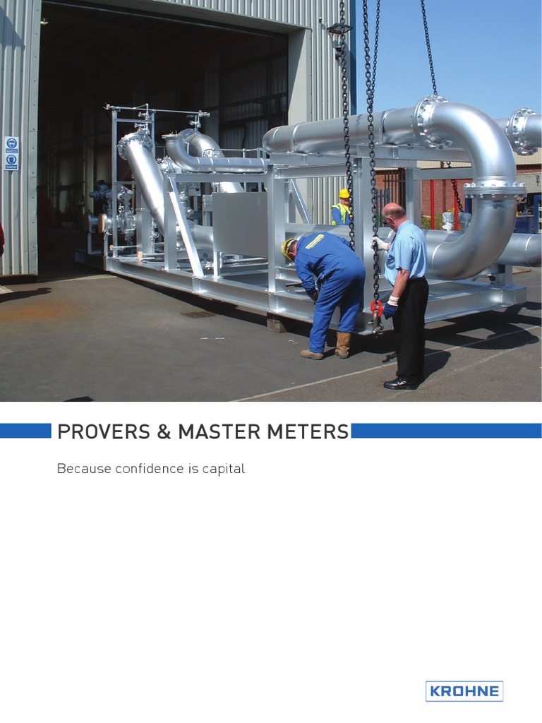 Provers & Master Meters: Because Confidence Is Capital | PDF ...