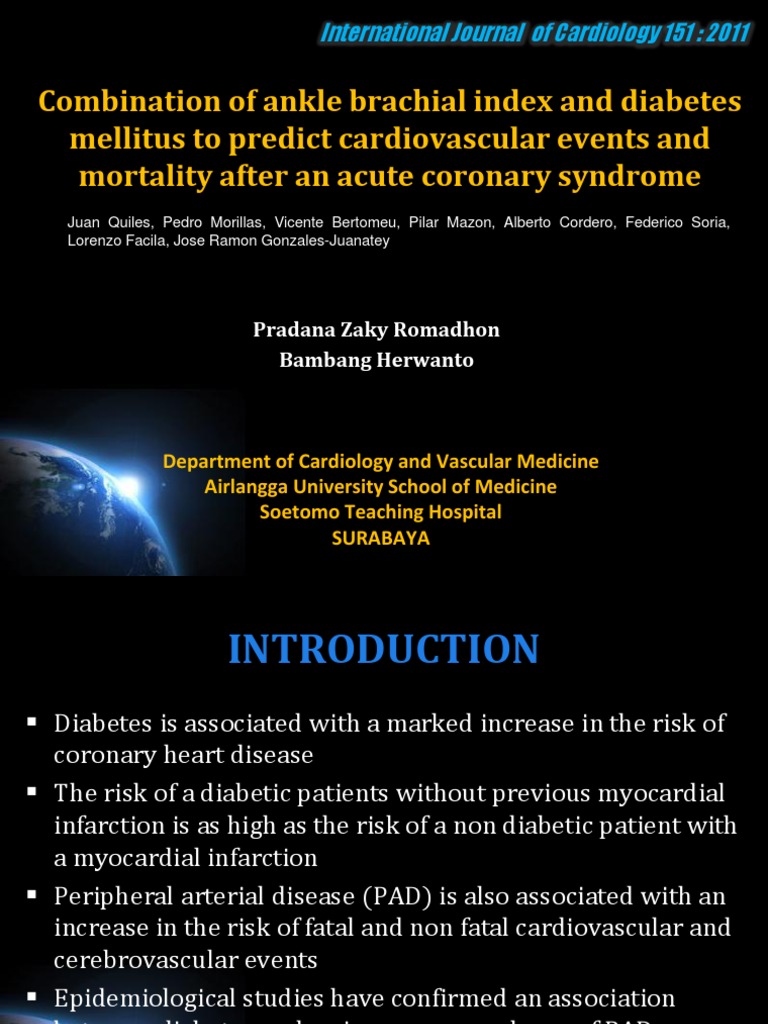 Jurnal ABI Cardio | PDF | Cardiovascular Diseases | Myocardial Infarction