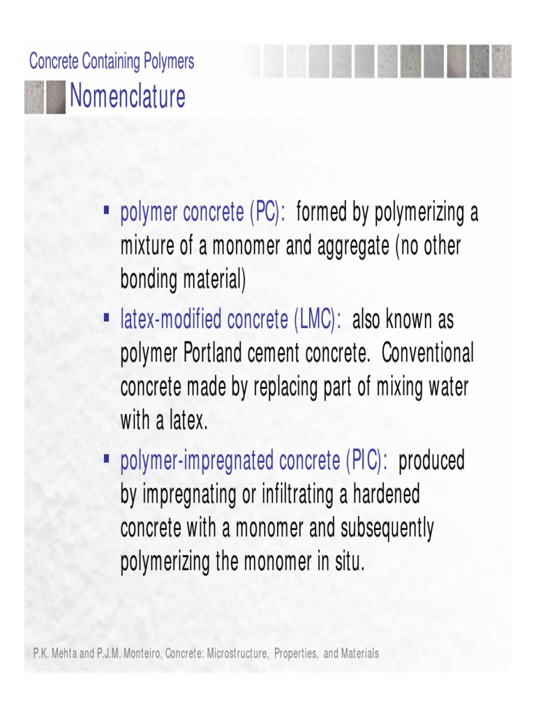 Concrete Micro-Structure, Properties and Materials | PDF | Polymers ...