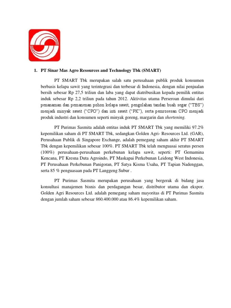 PT Smart TBK | PDF