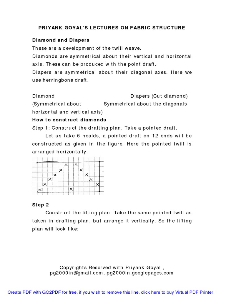 Diamond and Diapers | PDF | Textile Arts | Textiles