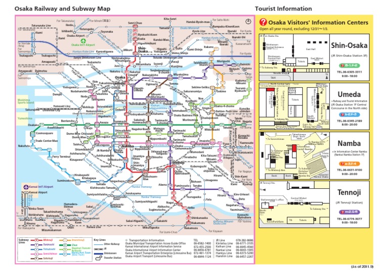 Osaka Train Map | PDF