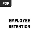 PROJECT REPORT On Employee Retention | PDF | Employee Retention | Human ...