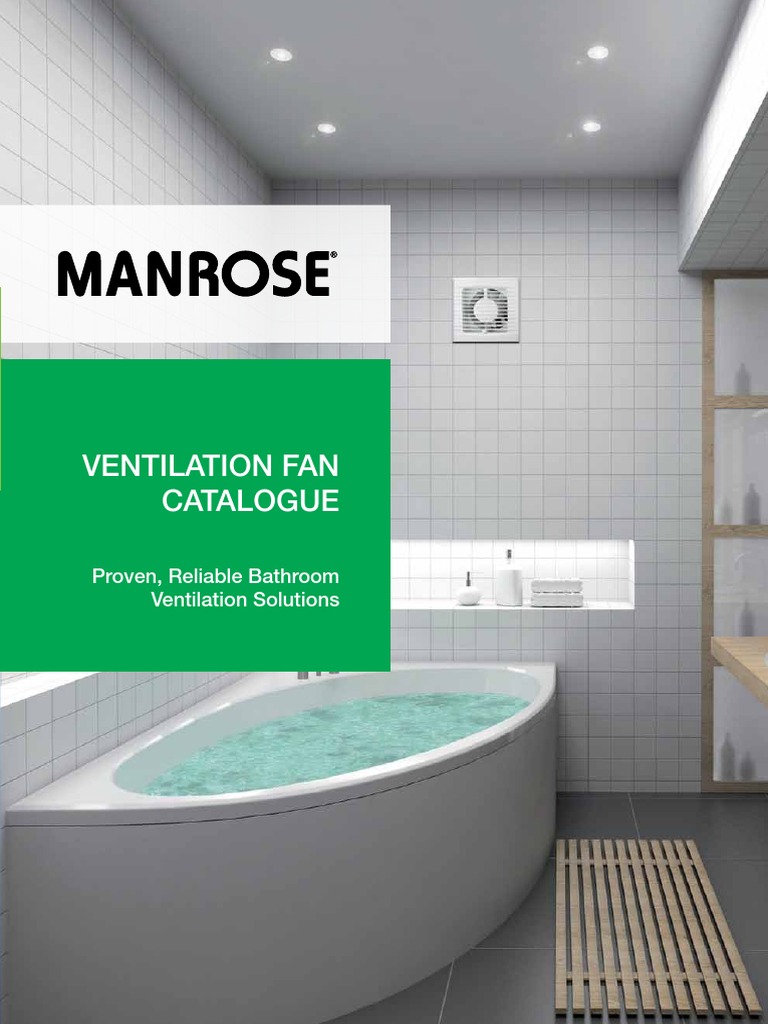 Manrose Ventilation Fan Catalogue PDF | PDF | Mechanical Fan | Duct (Flow)