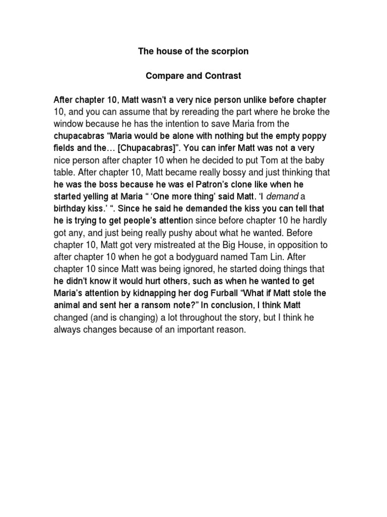 The House of The Scorpion | PDF