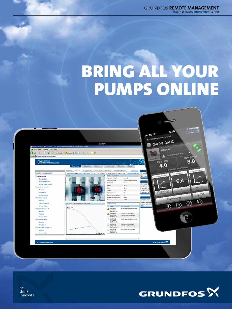 Grundfos Remote Control System GRM | PDF | Data Center | Scada