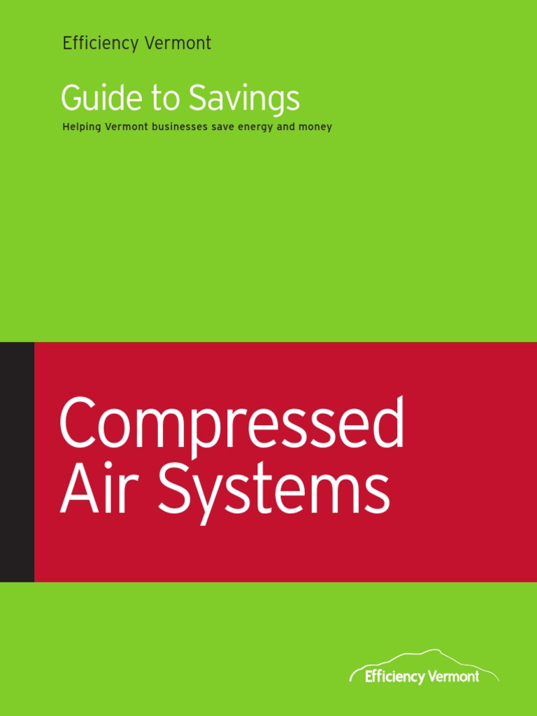 Compressed Air | PDF | Gas Compressor | Efficient Energy Use