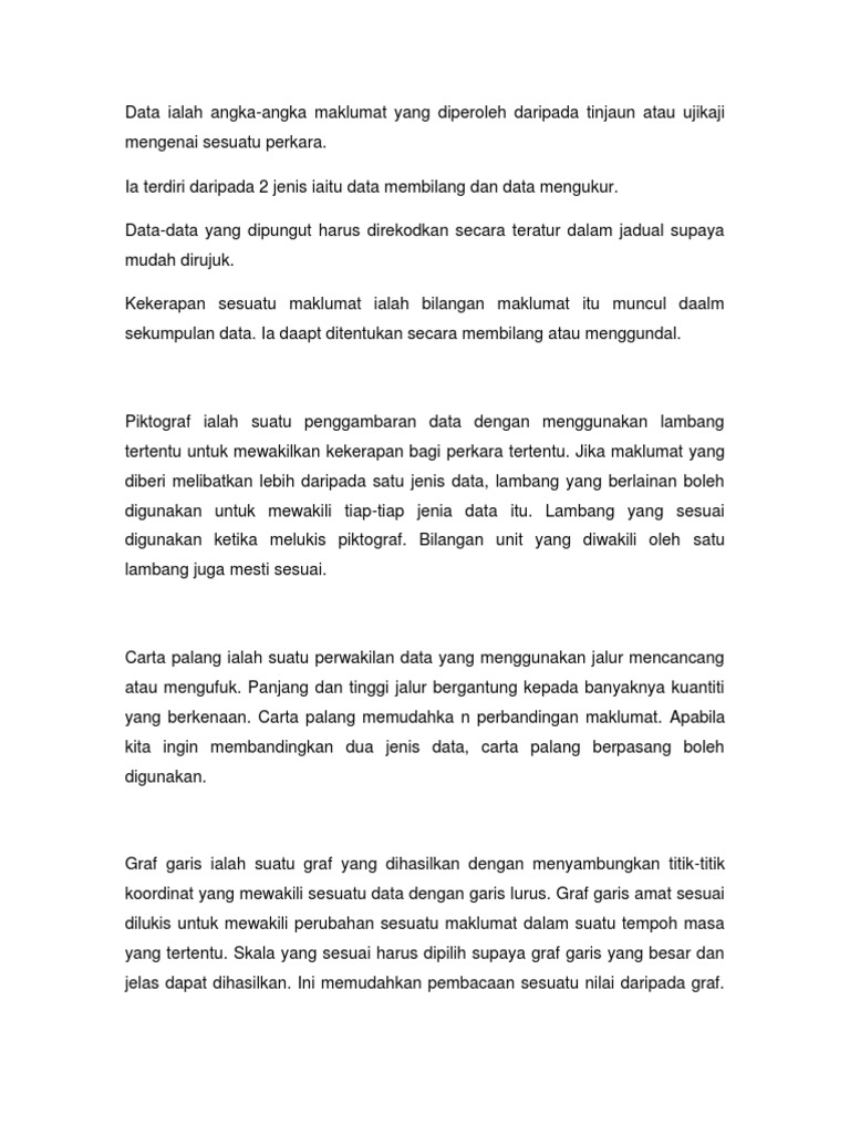 Bentuk Statistik, Definisi Data, Mod, Median... | PDF