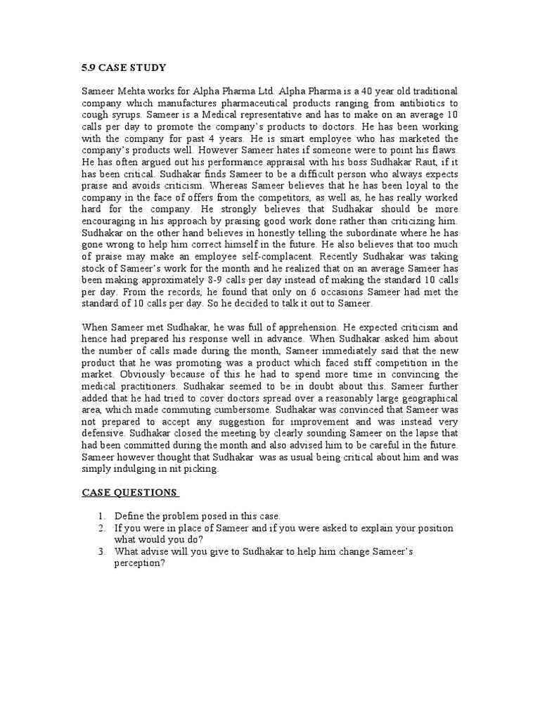 Ob Case Study | PDF | Pharmaceutical Industry | Business