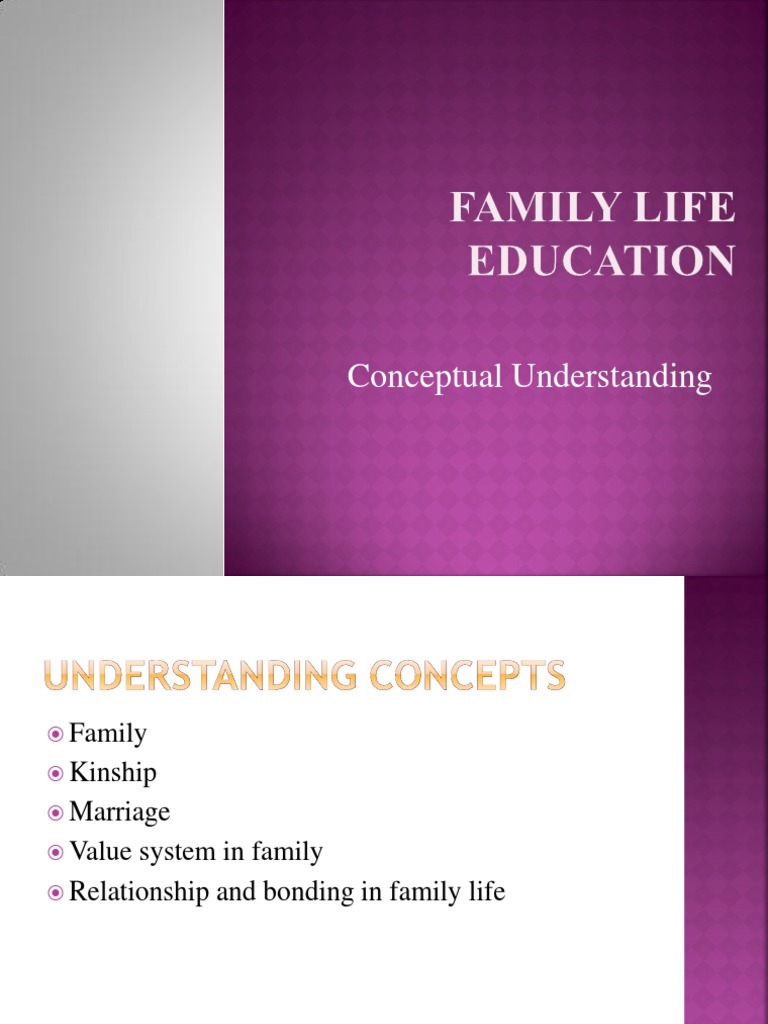 Family Life Education | PDF | Family | Action (Philosophy)