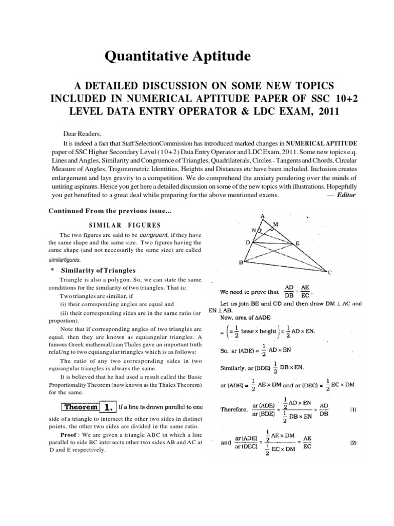 Understanding New Topics in SSC Exams: A Detailed Discussion of Numerical Aptitude Concepts ...