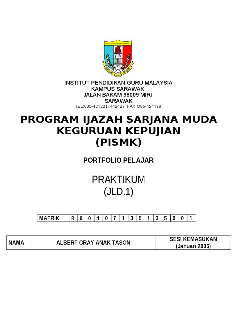 Contoh Kulit Fail Bukan Akademik. | PDF