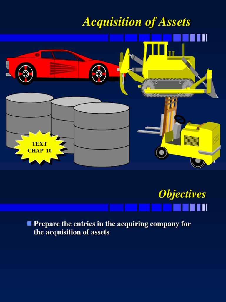 Acquisition of Assets: Text Chap 10 | PDF | Goodwill (Accounting ...