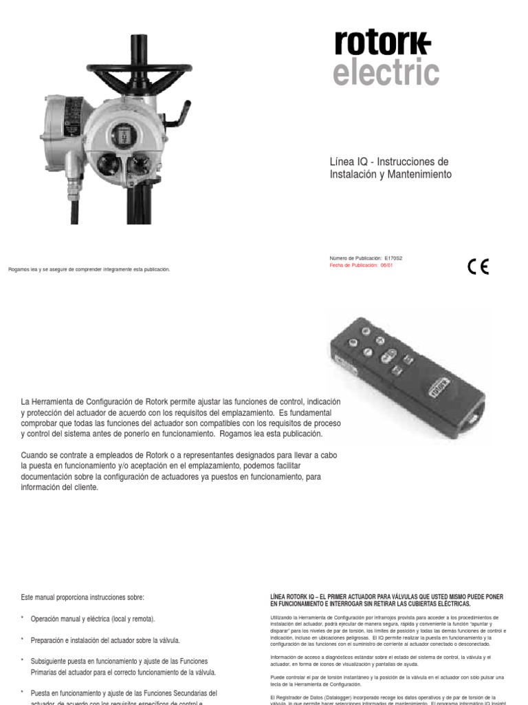 Manual Rotork | PDF | Solenoide | Tornillo