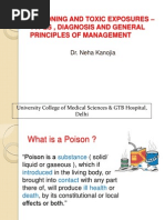 Poisoning: Types and Management Strategies | PDF | Poison | First Aid