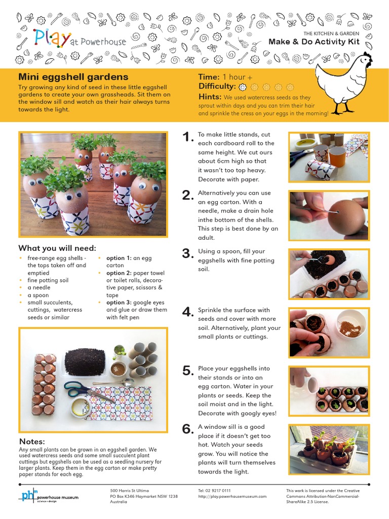 Egg Shell Garden | PDF | Home & Garden