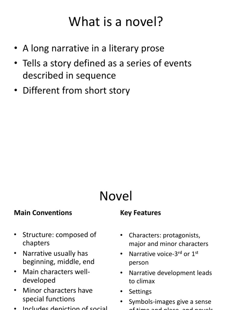 Prose 2 - Difference Between Novel and Short Story | PDF