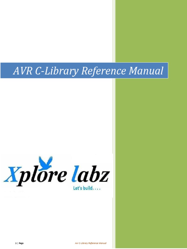 AVR C Library | PDF | Digital Electronics | Computer Data