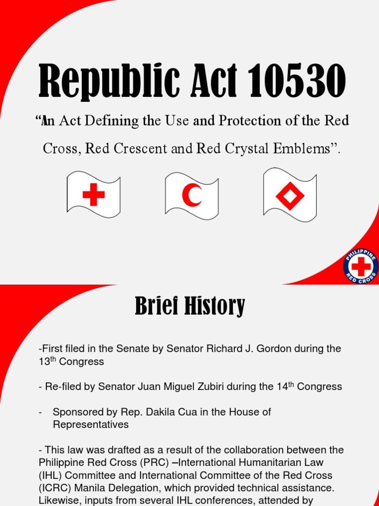 Ra 10530 | PDF | International Committee Of The Red Cross ...