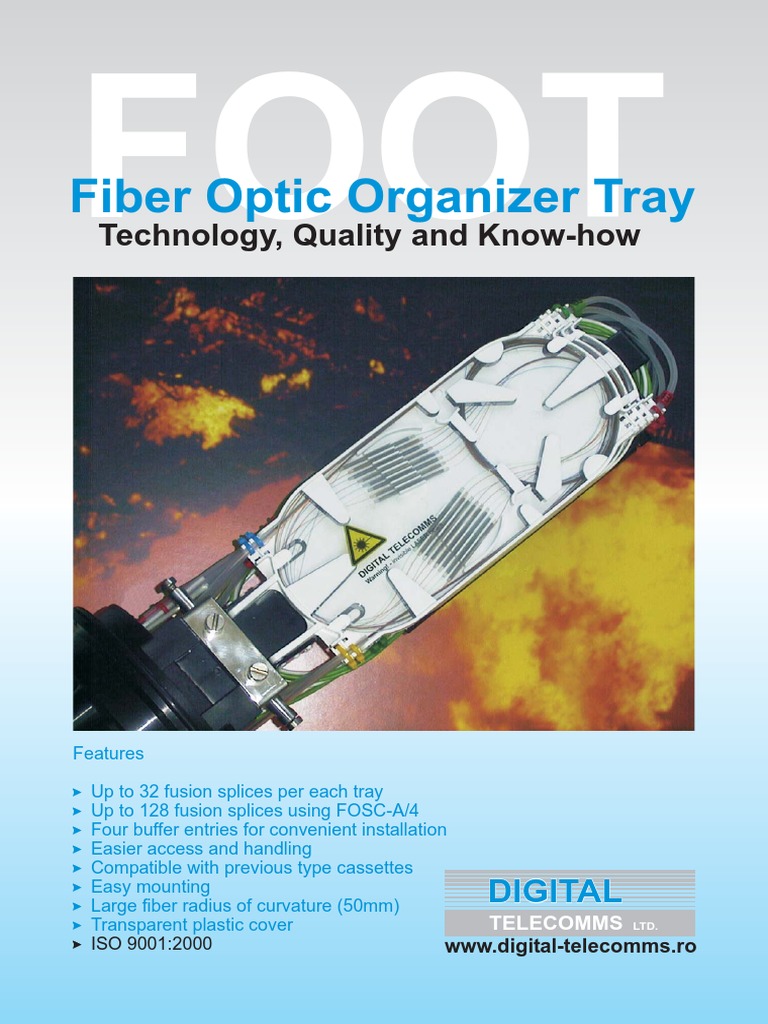 Tyco Fiber Enclosure Features Overview | PDF
