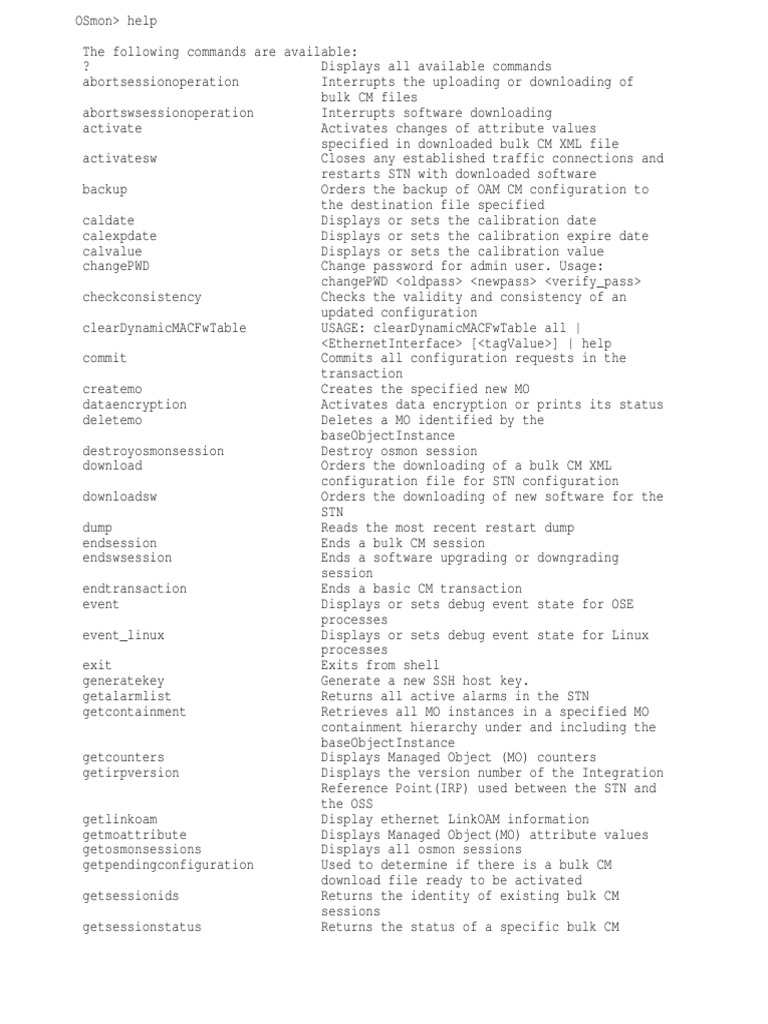 Comandos SIU | PDF | Command Line Interface | Computer File