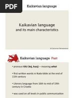 Chakavian Dialect | PDF | Dialect | Language Varieties And Styles