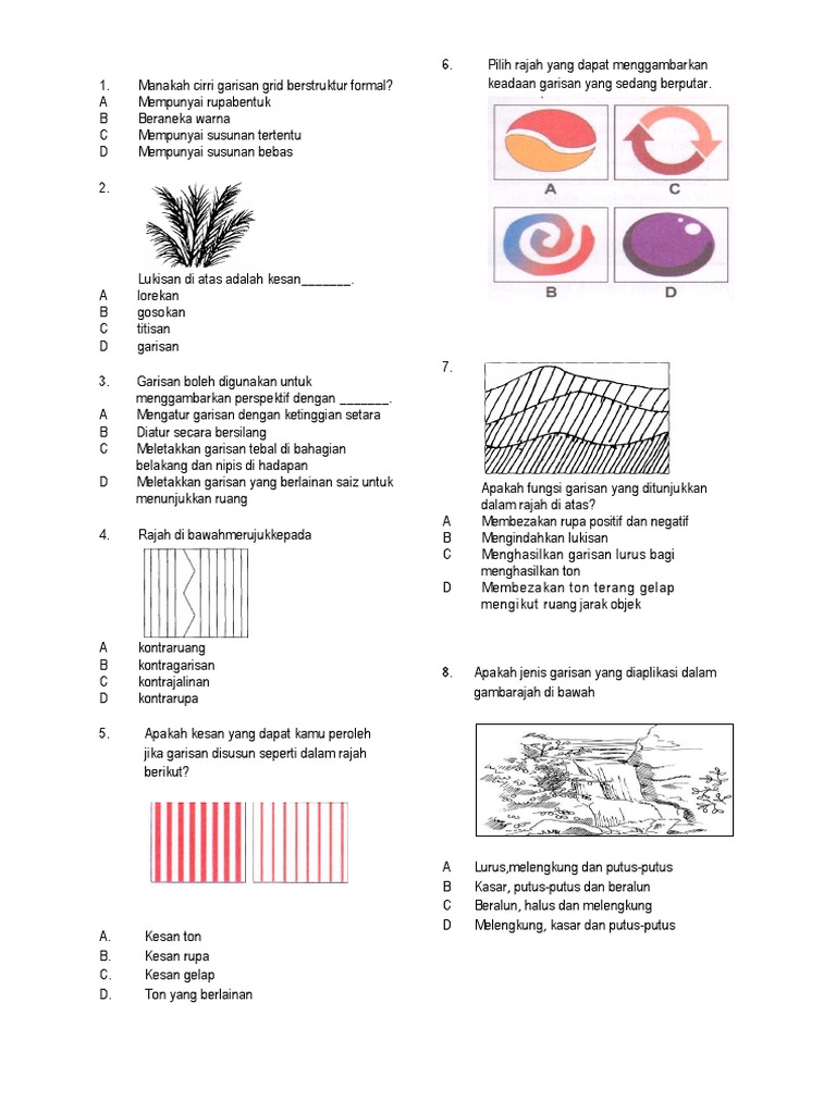 Soalan PSV - Garisan | PDF