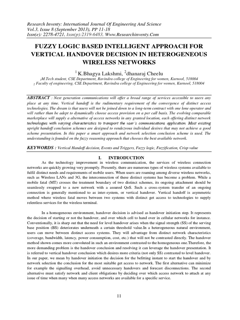 Research Inventy: International Journal of Engineering and Science ...