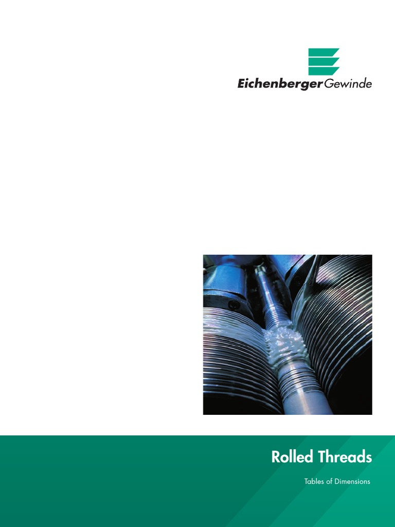 Rolling Threads Details | PDF | Rolling (Metalworking) | Machining