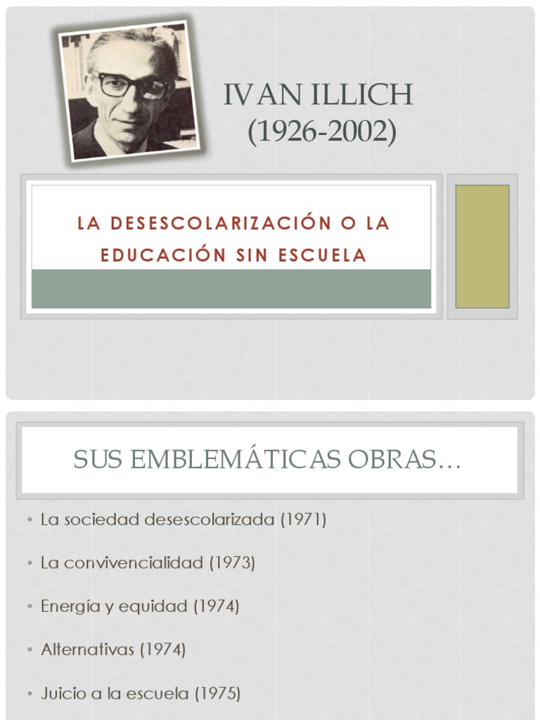 Ivan Illich | PDF | Aprendizaje | Science