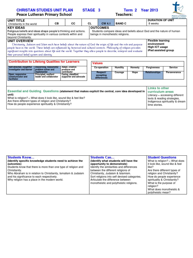 Christianity and World Religions | PDF | Educational Assessment ...